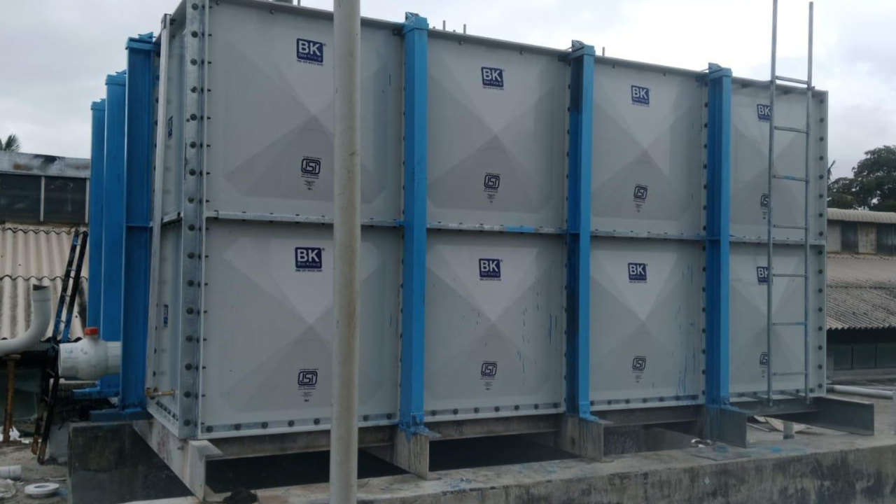 BK SMC GRP Sectional Panel Water Tanks | SHAZ Enterprises